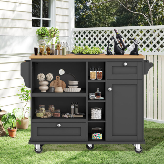Wood Kitchen Island by Wayfair | ufurnish.com