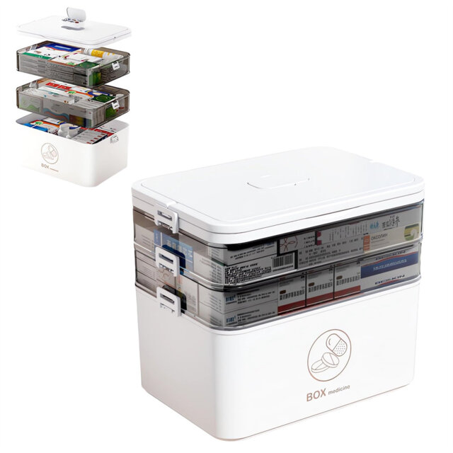 Medicine Storage Box,Large Medication Storage Box With Lid by Wayfair ...