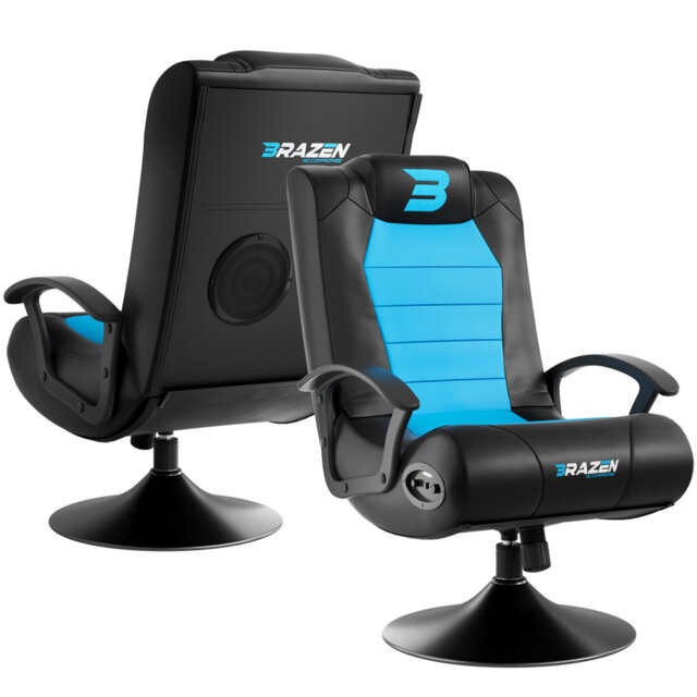 BraZen Stag 2.1 Bluetooth Surround Sound Gaming Chair by Wayfair ...
