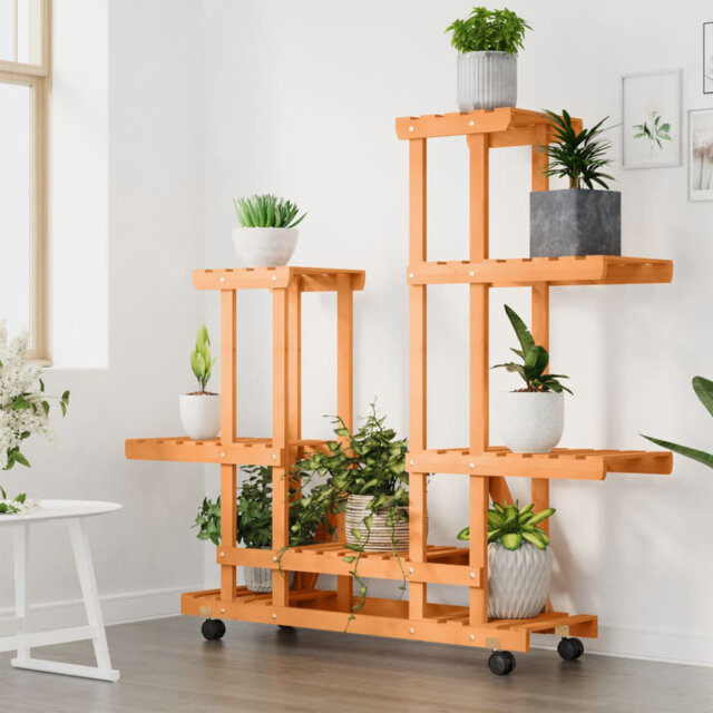 Patro Rectangular Multi-tiered Solid Wood Plant Stand by Wayfair ...