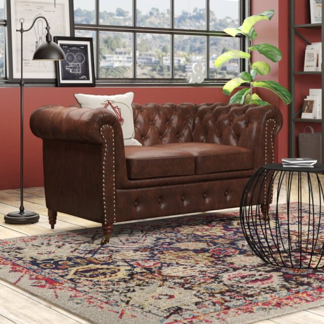 Batch 2 Seater Chesterfield Loveseat by Wayfair | ufurnish.com