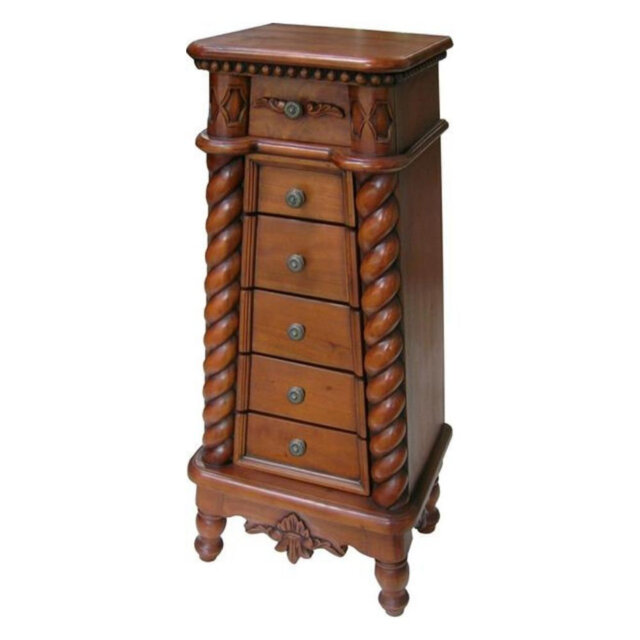 Mahogany Pyramid Jewellery Armoire by Wayfair | ufurnish.com
