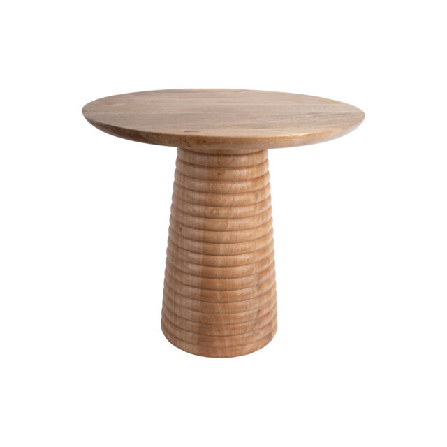 Side table Force layered base large mango wood by Wayfair | uFurnish.com