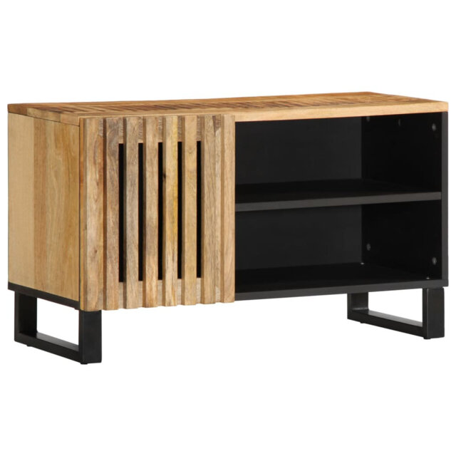 Vidaxl TV stand made of solid mango wood by Wayfair | ufurnish.com