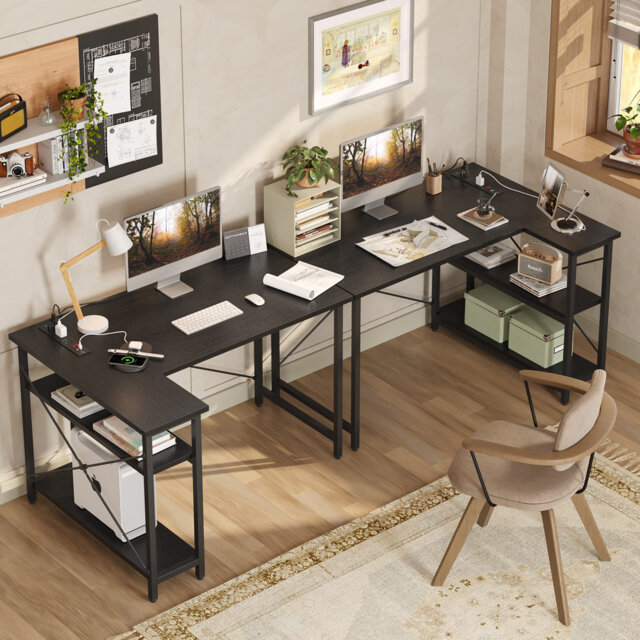 Airabella 120Cm W L-Shaped Computer Desk by Wayfair | ufurnish.com