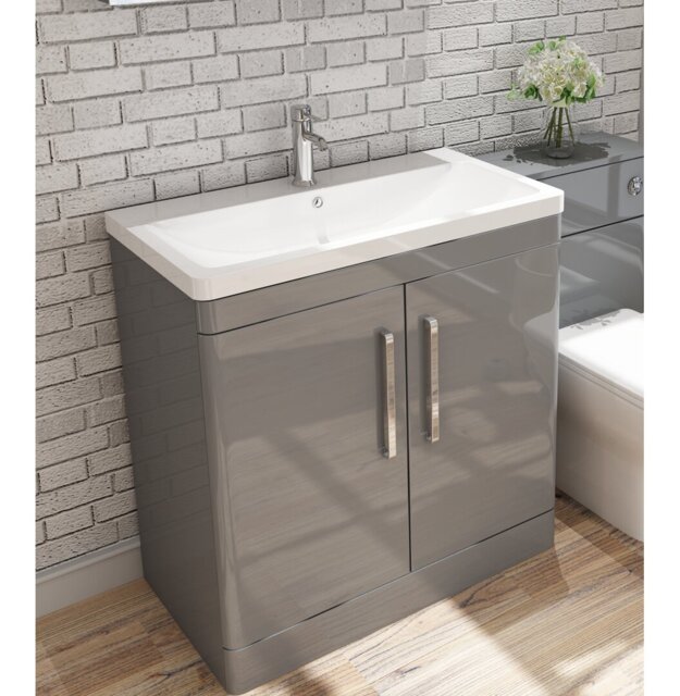 Johannes 800mm Free-standing Single Vanity Unit by Wayfair | ufurnish.com
