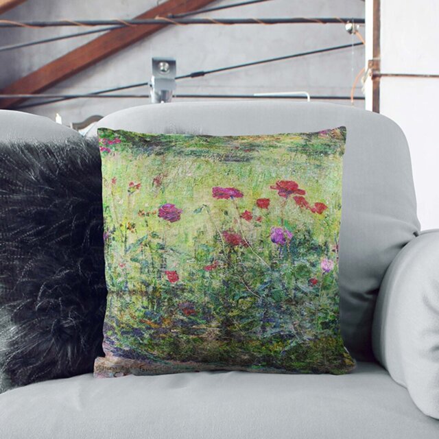 Field of Poppies by Kuroda Seiki Cushion with Filling by Wayfair | ufurnish.com
