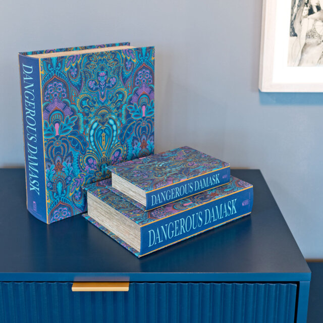 LLB- Book Box set of 3 - Dangerous Damask by Wayfair | ufurnish.com