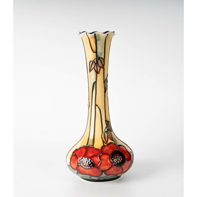 Old Tupton Ware Green/Red/Yellow Poppy Holscomb Table Vase by Wayfair ...
