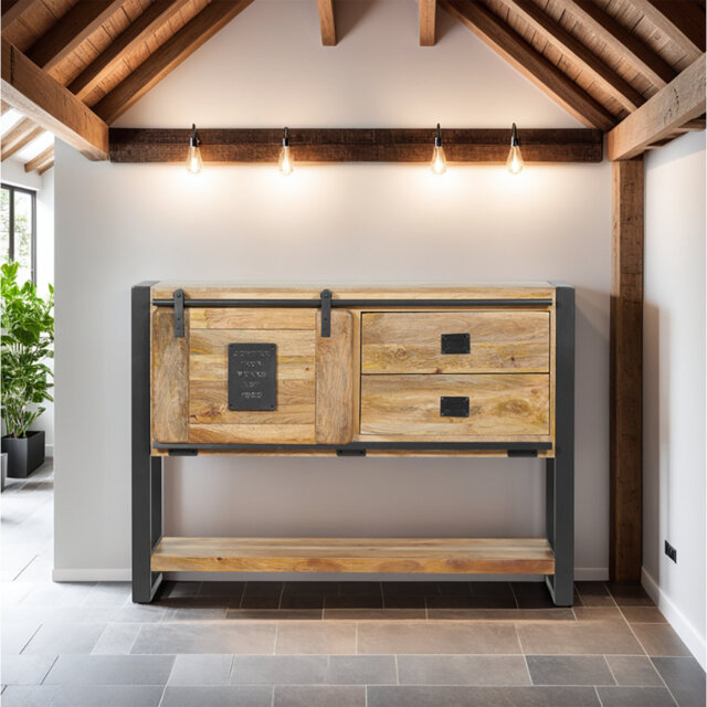 Everard 120cm Solid Wood Console Table by Wayfair | ufurnish.com