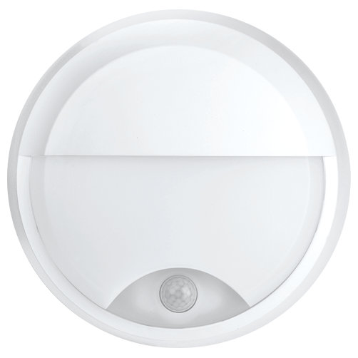 Pylus Outdoor Round Eyelid Wall Light 660lm Bulkhead IP54 LED ...