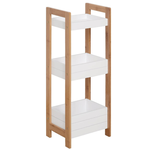 27.5cm x 76cm x 19.5cm Free-Standing Bathroom Shelves by Wayfair ...