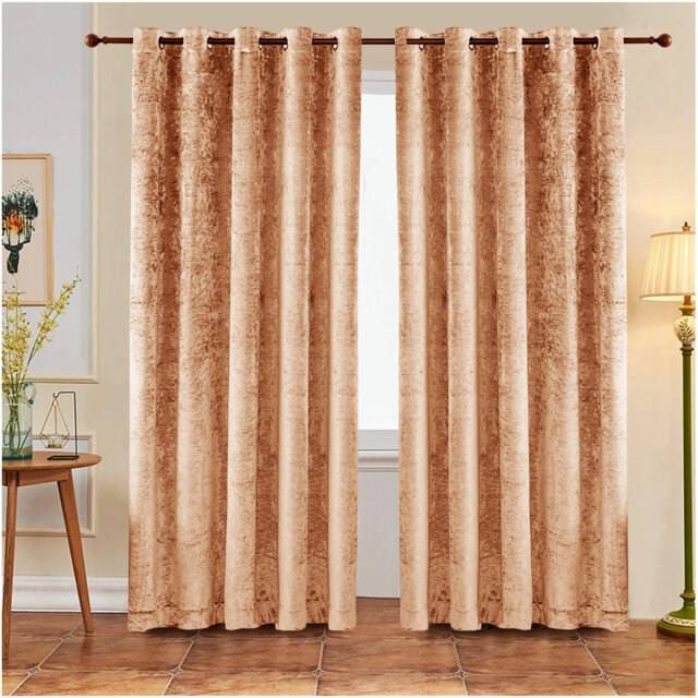 Luxury Eyelet Room Darkening Curtain by Wayfair | ufurnish.com