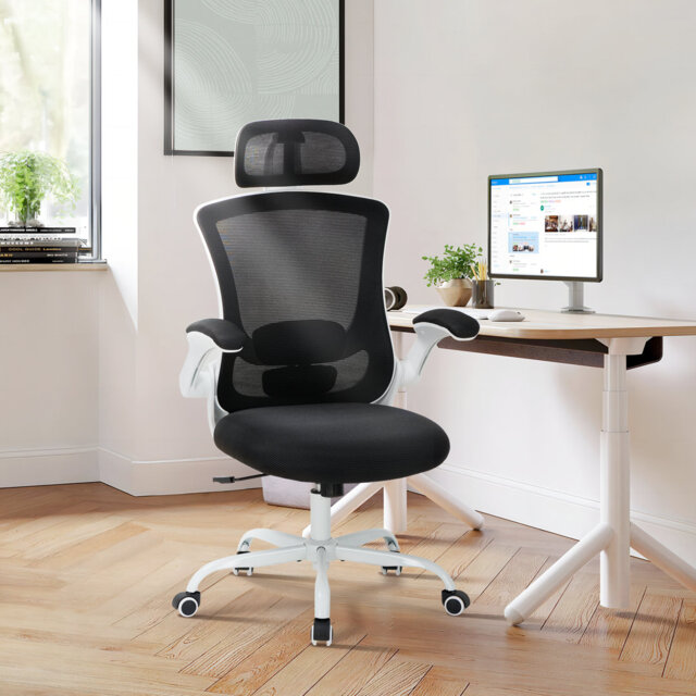 Fully Adjustable Executive Swivel Ergonomic Office Chair with ...