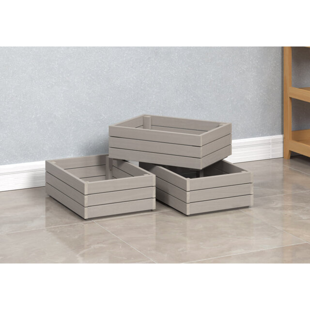 Marazzi Solid Wood Organiser Box - Set of 2 by Wayfair | ufurnish.com