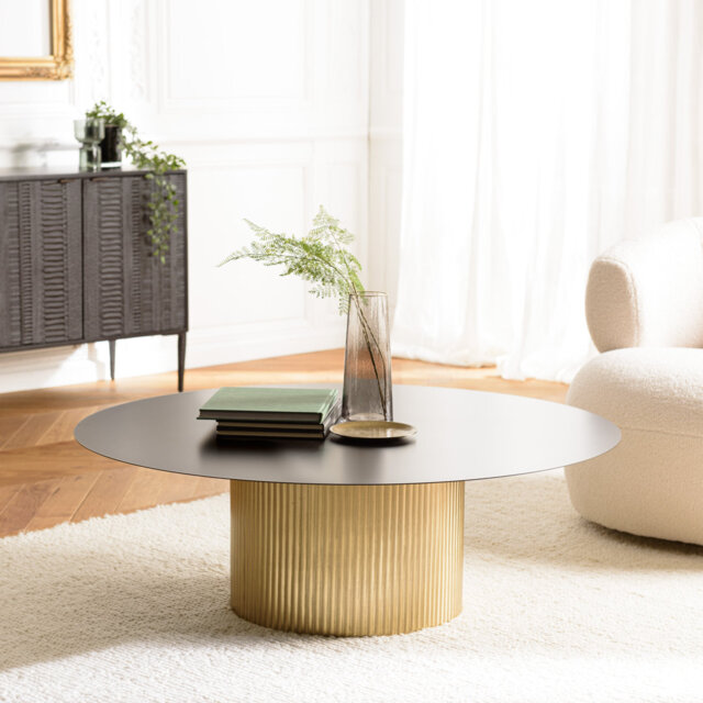Cambria Pedestal Coffee Table by Wayfair | ufurnish.com