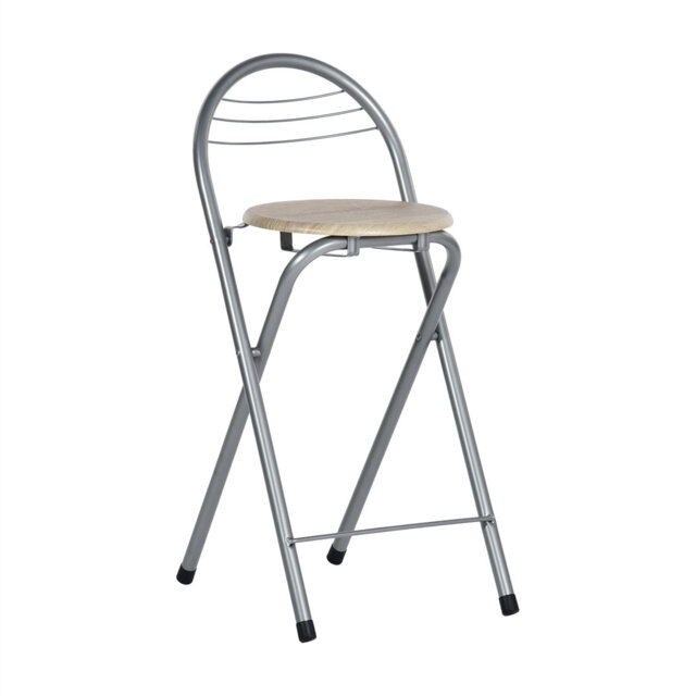 Modern Folding Bar Stools, Compact Kitchen Foldable Bar Stools With ...