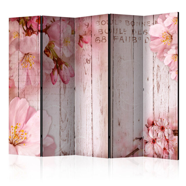 225cm W x 172cm H 5 - Panel One Sided Room Divider Folding Room Divider ...
