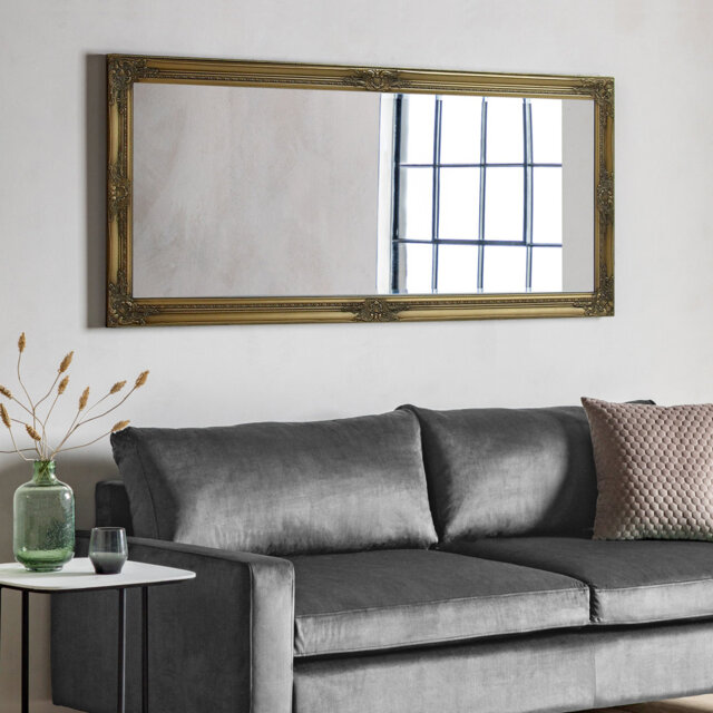Brackenbury Solid Wood Rectangle Mirror by Wayfair | ufurnish.com