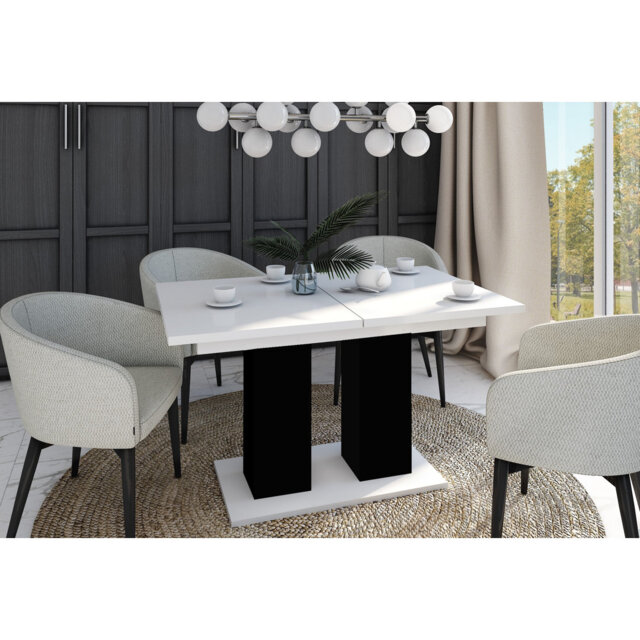 130cm Solid Oak Pedestal Dining Table by Wayfair | ufurnish.com