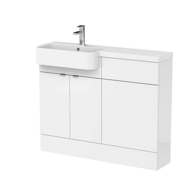 1100mm Combined Vanity Unit by Wayfair | ufurnish.com