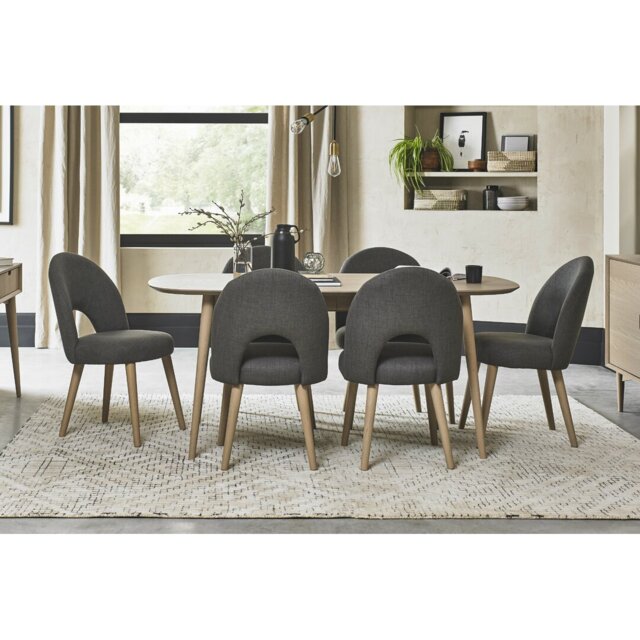 Sievers Extendable Dining Set with 6 Chairs by Wayfair | ufurnish.com