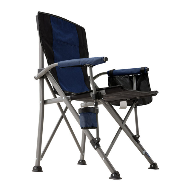 Outdoor Hard Armrest Blue Folding Chair by Wayfair | ufurnish.com