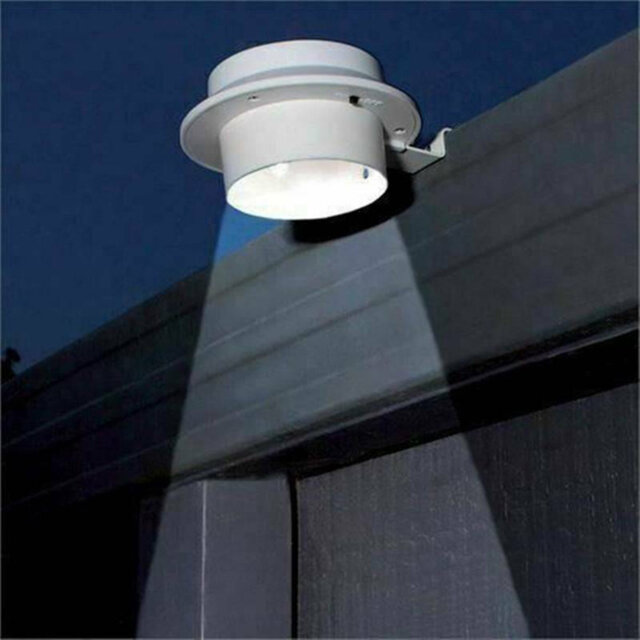 White Led Solar Powered Gutter / Fence Lights by Wayfair | ufurnish.com