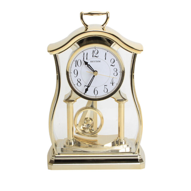 Killebrew Analogue Quartz Movement / Crystal Tabletop Clock Gold by ...