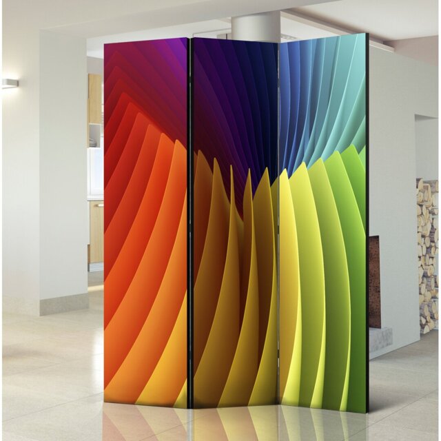 Nannie Rainbow Wave Room Divider by Wayfair | ufurnish.com