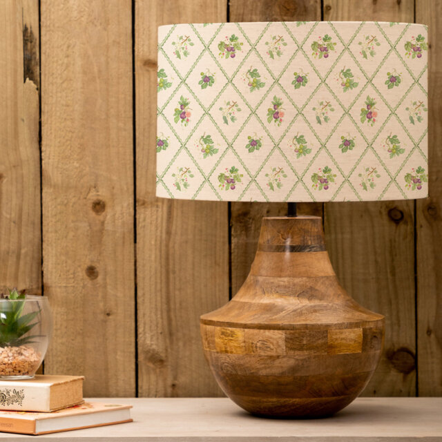 Leven Mango Table Lamp & Fig Trellis Eva Multicoloured Shade by Wayfair ...