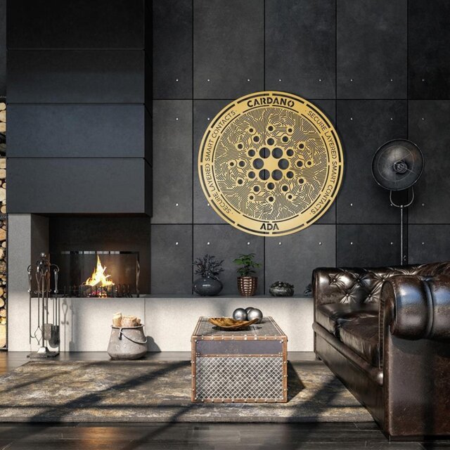 Cryptocurrency Ada Coin Metal Wall Décor by Wayfair | ufurnish.com