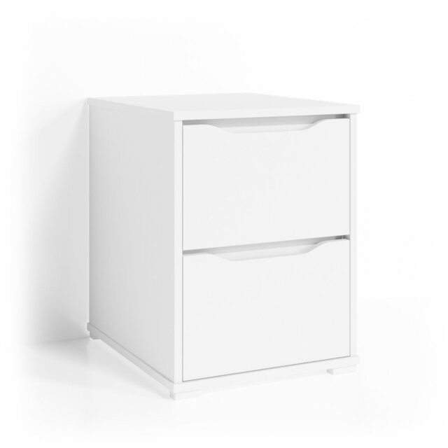 Pippin Ruben 2 Drawer Bedside Table by Wayfair | ufurnish.com