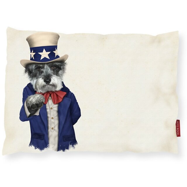 Uncle Sam - Pets Rock - Luxury Dog Bed by Wayfair | ufurnish.com