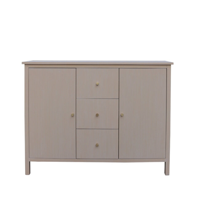 106cm Wide 3 Drawers 2 Doors Wooden Sideboard for Living Room Furniture ...