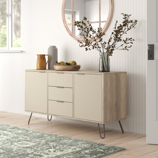 Mariel 2 Door,3 Drawer, Medium Sized Sideboard Industrial Design by ...