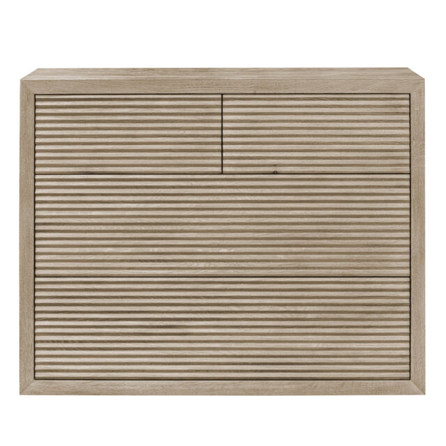 Wickham Ribbed Oak Chest Of Drawers by Wayfair | uFurnish.com