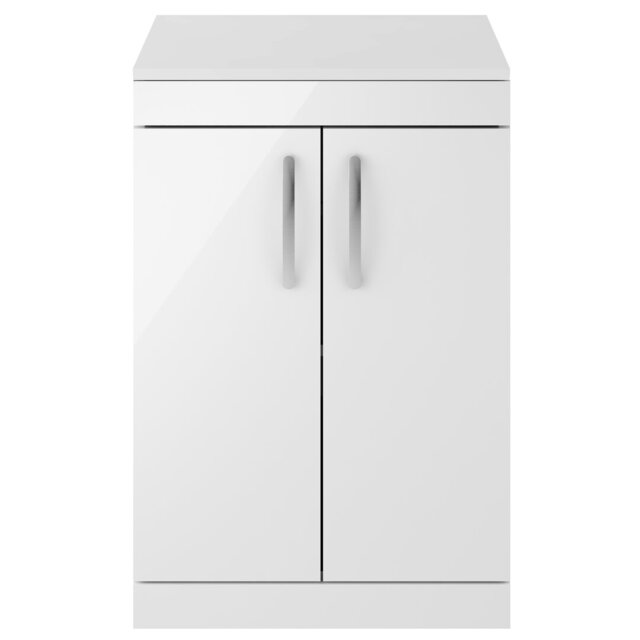 Athena Gloss White 60cm Free-Standing Vanity Unit Base Only by Wayfair ...