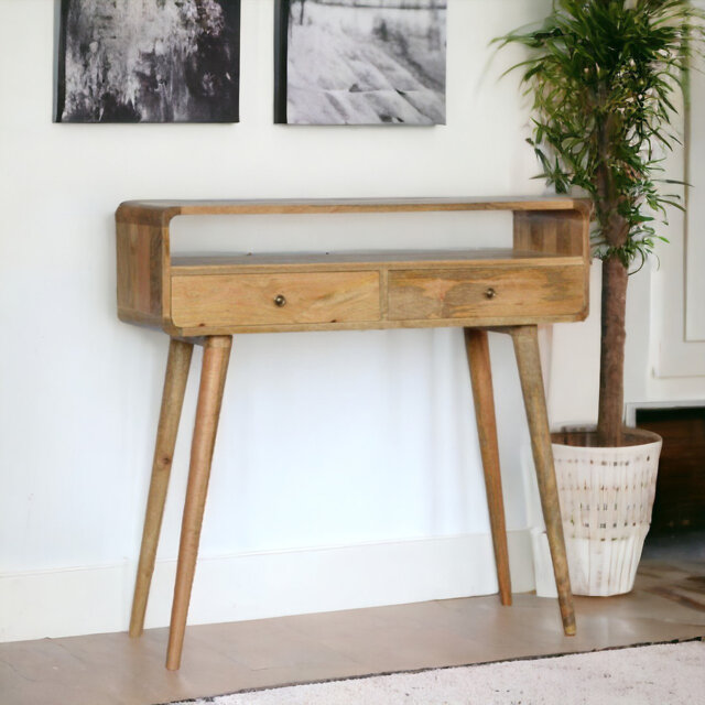 Gwinner 90cm Solid Wood Console Table by Wayfair | ufurnish.com