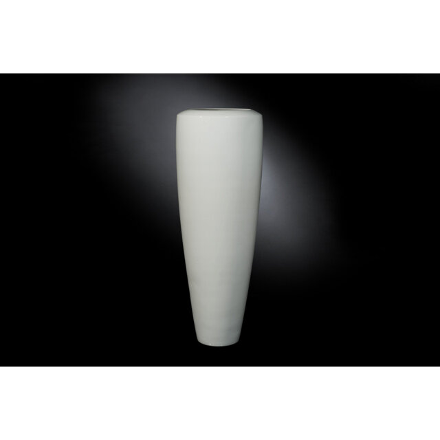 Kilbride White Ceramic Floor Vase by Wayfair | ufurnish.com