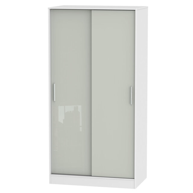 Silver 2 Door Wardrobe by Wayfair | ufurnish.com