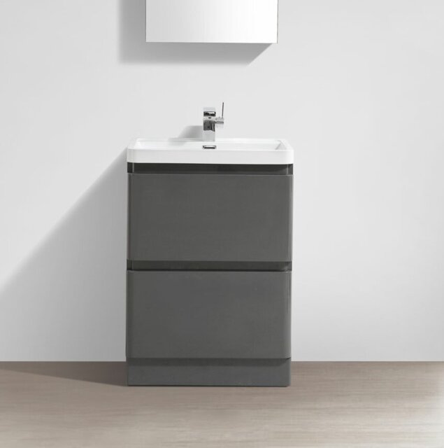 Bridge 600mm Free-standing Single Vanity Unit by Wayfair | ufurnish.com