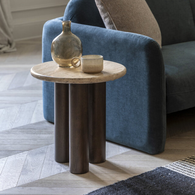 Trevi Side Table 450X450x490mm by Wayfair | ufurnish.com