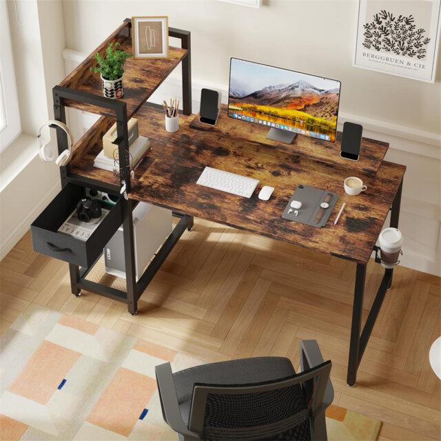 Ahmarria 120Cm W Rectangle Computer Desk by Wayfair | ufurnish.com
