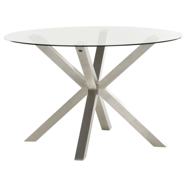 Garden Table Glass White MALETTO by Wayfair | ufurnish.com