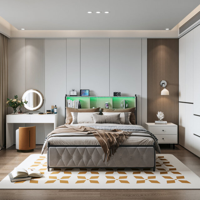 Polsterbett Castilloux by Wayfair | ufurnish.com