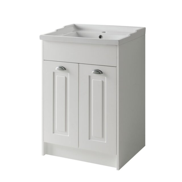 K-Vit Astley 600mm Vanity Unit with Ceramic Basin by Wayfair | ufurnish.com