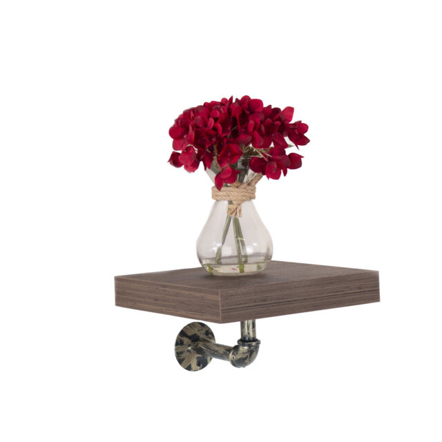 Wakefield Wall Shelf Kit, with pipe effect brackets by Wayfair ...