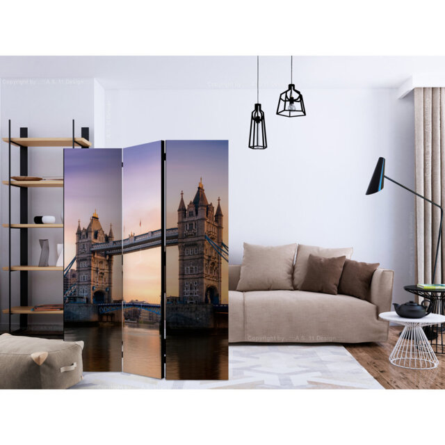 Room Divider - Bridge At Sunset [Room Dividers] by Wayfair | ufurnish.com