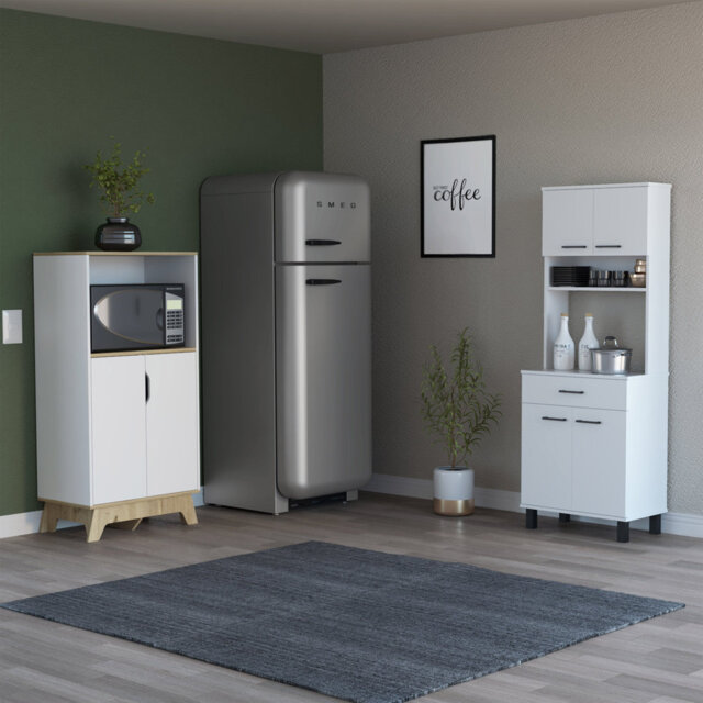 Set Linea Z Kitchen, Auxiliary Microwave Cabinet Z-65 + Kitchen Buffet ...